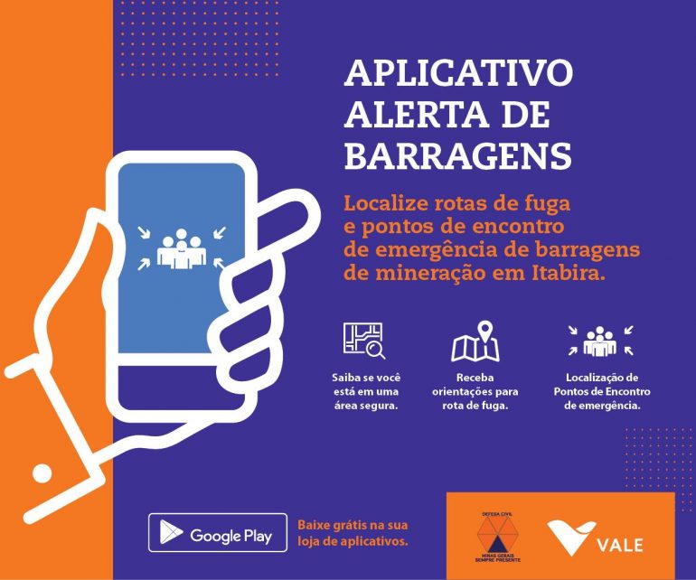 Aplicativo "Alerta de Barragens" é testado durante o simulado de Itabira