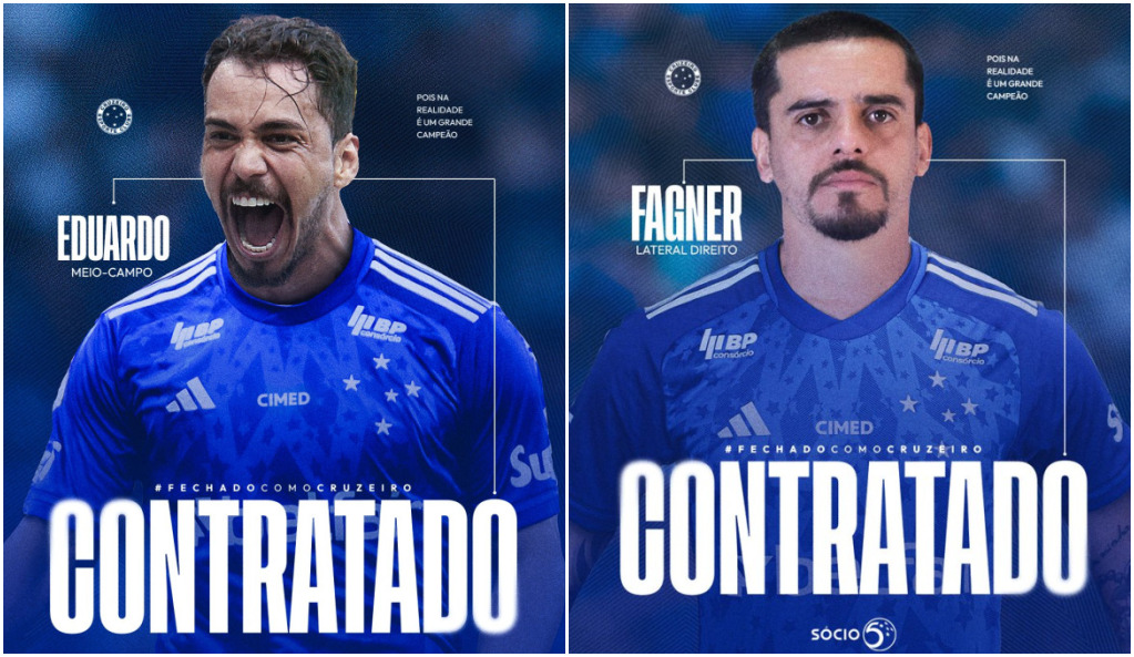 "O Pedrinho enlouqueceu": Cruzeiro anuncia mais dois reforços para 2025